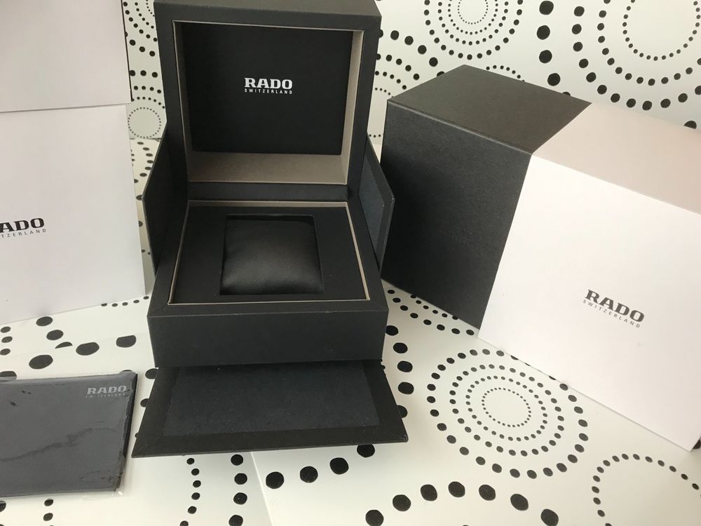 5x RADO - WATCH CASE BOX ECRIN SCHACHTEL - NEW !!!!!!!!!!!!! | Kaufen ...