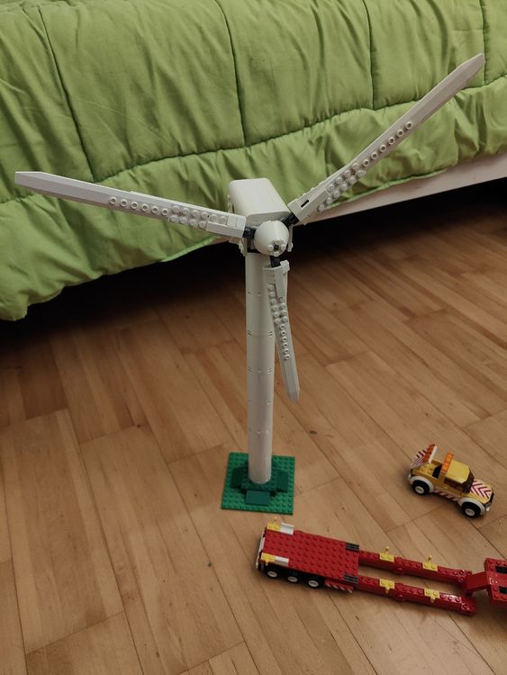 Lego City Windrad inkl. LKW und Begleitfahrzeug (Gebraucht) in ...