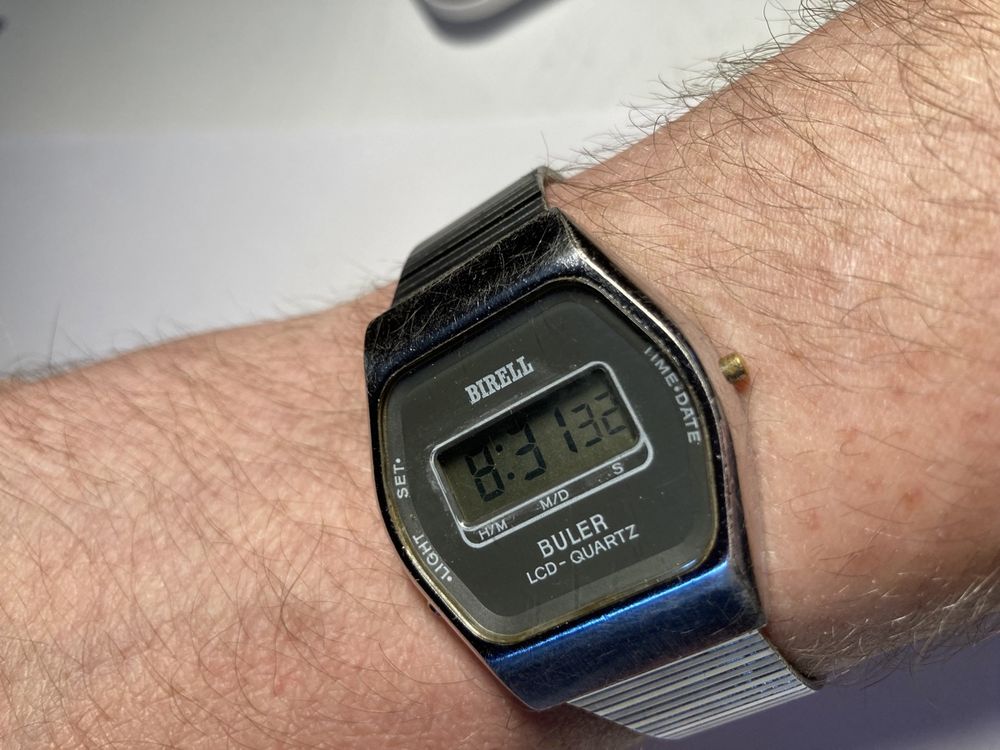 Buler birell lcd uhr der 80er 36 mm (Gebraucht) in Glattbrugg für CHF ...