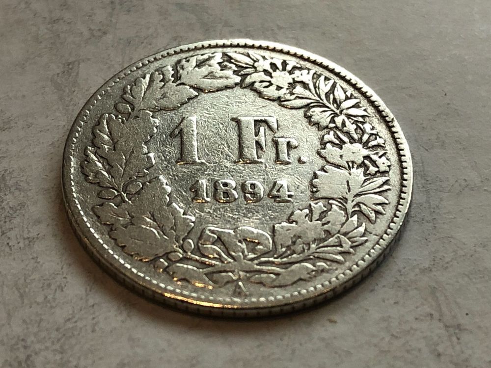 Schweiz 1 Franken 1894 Silber Rar | Kaufen auf Ricardo