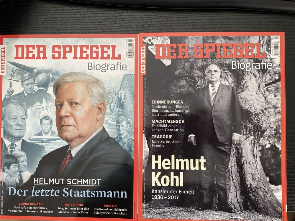 Der Spiegel Biografie: Helmut Kohl und Helmut Schmidt (Gebraucht) in ...