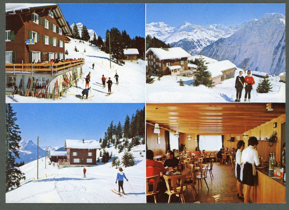 AK color Spiringen UR Berggasthaus Ratzi © Brühlmann ≈ 1969 (Gebraucht ...