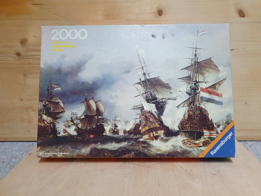 2 x PUZZLE RAVENSBURGER (Grosse Weltkarte & Seeschlacht) | Kaufen auf ...