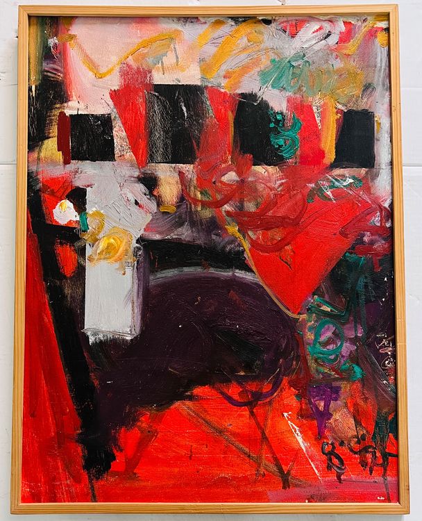 Abstrakte Gemälde monogrammiert | Kaufen auf Ricardo