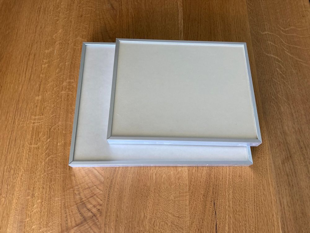 2 kleine Alu Wechselrahmen 20x25 cm und 25x30 cm (Gebraucht) in Stäfa ...