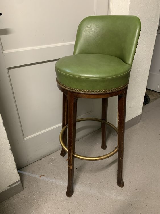 Retro Barhocker Pub Irish Grün Vintage (Gebraucht) in Zürich für CHF 21 ...