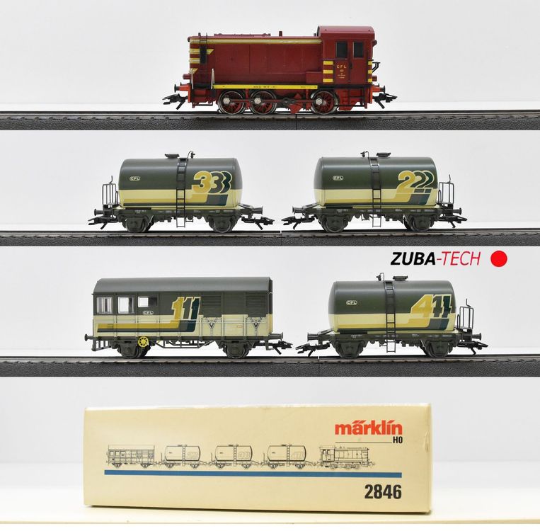 Märklin 2846 Gleis-Reinigungs-Zug CFL H0 WS Analog mit OVP (Gebraucht ...