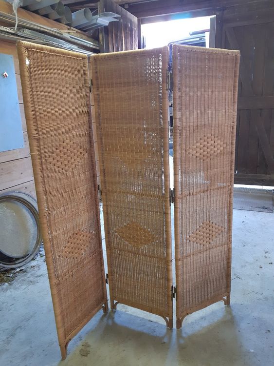Paravent aus Rattan (Gebraucht) in Murgenthal für CHF 5 – nur Abholung ...
