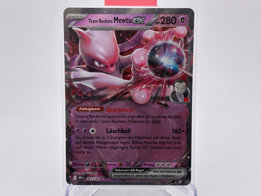 Ewige Rivalen - Team Rockets Mewtu ex (DRI 81) - DE (Neu (gemäss ...