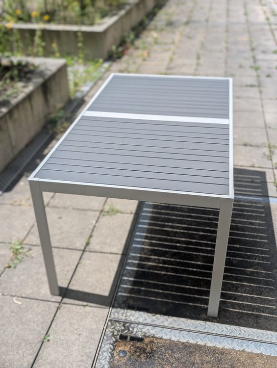 IKEA Gartentisch SJÄLLAND – 155 × 90 × 73 cm – Aluminium (D'occasion) à ...