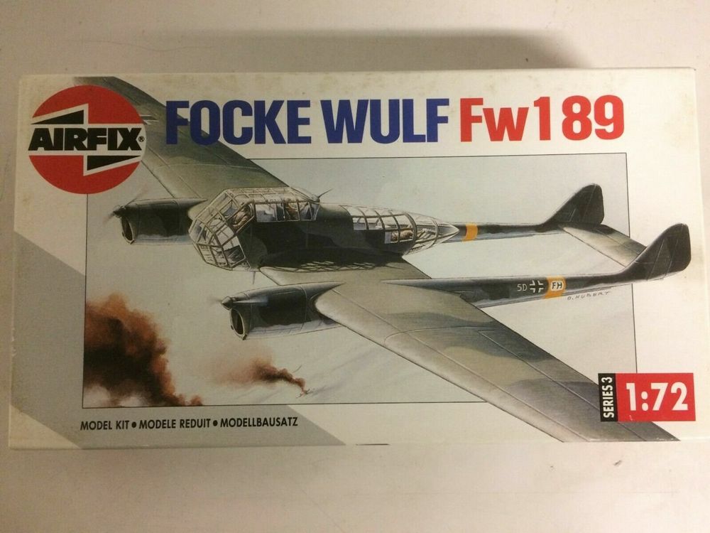 plastic model kit 1/ 72 AIRFIX 03053 FOCKE WULF FW 189 | Kaufen auf Ricardo