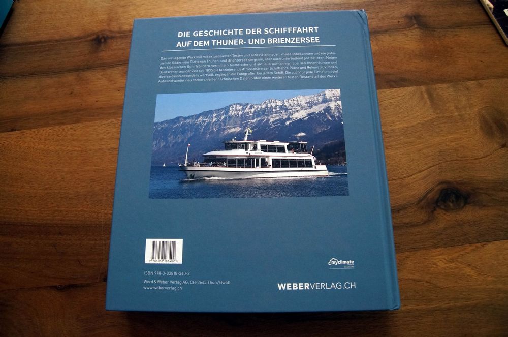 Schifffahrt auf dem Thuner- und Brienzersee - Weber Verlag (Gebraucht) in Schönenwerd für CHF 24 ...