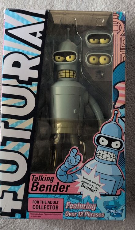 Futurama Talking Bender Figure - Adult Collector Toy (Neu (gemäss ...