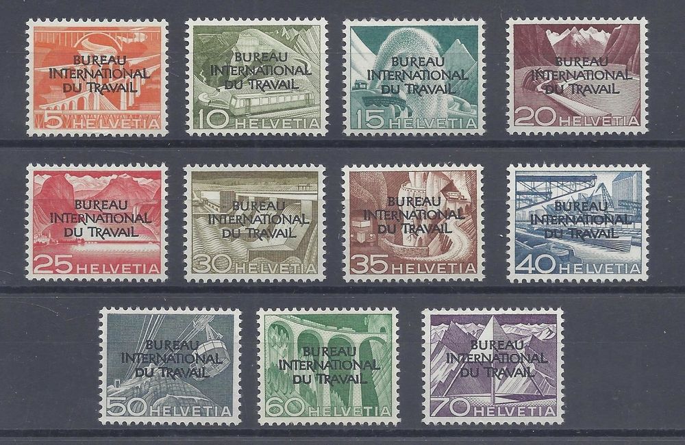 1950 : Serie BIT Nr. 84 - 94 ** KP 200.- (Neu (gemäss Beschreibung)) in Gümligen für CHF 27 ...