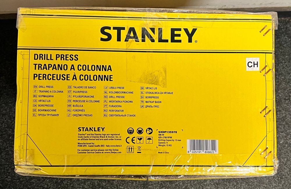 Neu : Perceuse à colonne d'établi Stanley SXDP13597E | Kaufen auf Ricardo