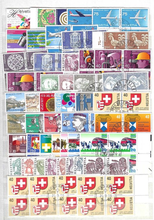 Sammlung CH Viererblock 50 Stück | Kaufen auf Ricardo