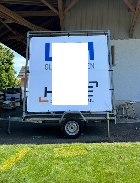 2-in-1 Werbe & Motorradanhänger (Gebraucht) in Riedt b. Erlen für CHF ...