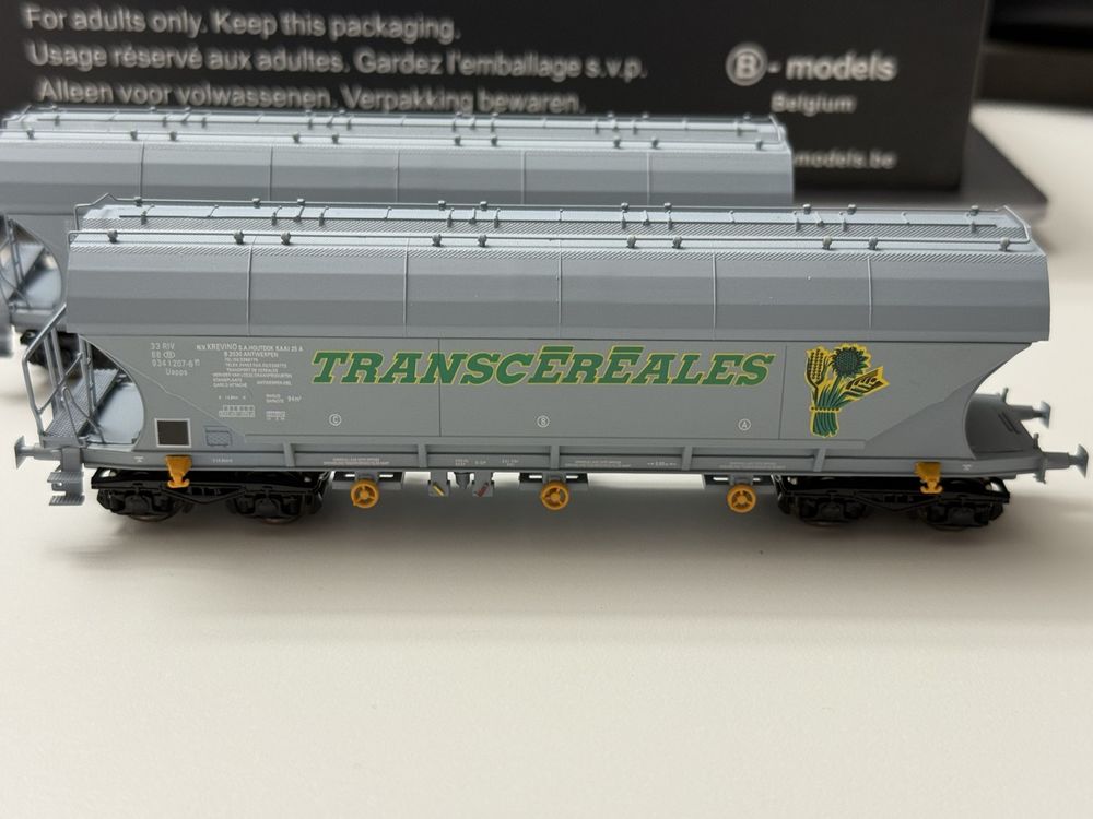B-Models Set-A SNCB Getreidesilowagen Uapps / DC HO (Gebraucht) in ...