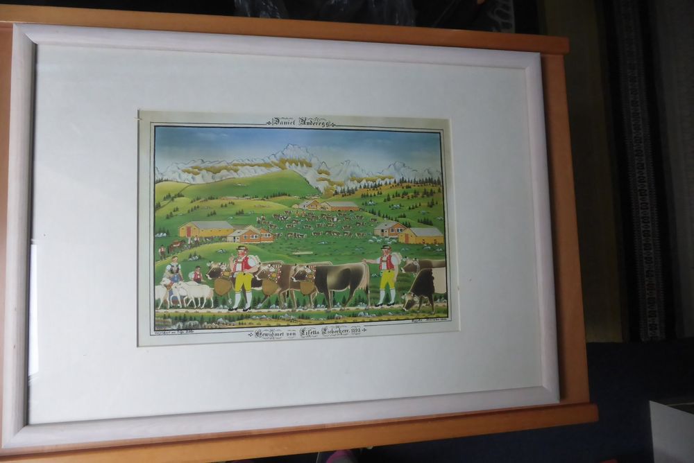 Appenzeller Alpfahrt im Rahmen - 38 x 53 cm (Gebraucht) in Brunnadern ...