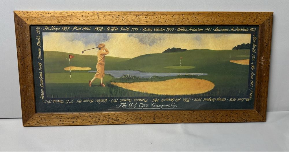 Tableau Golf "The U.S. Open Championships" Vintage 🏌️‍♂️ 59 (D'occasion ...