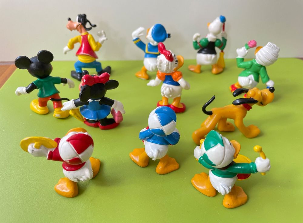 11x Disney Comic Figur Mickey Minnie Donald Daisy Tick Trick (Gebraucht ...
