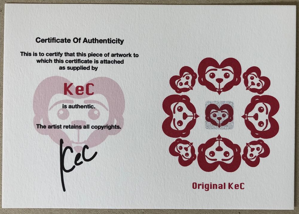 KeC: Keith Haring Boy landing in Switzerland, signiert 3/15 (Neu ...