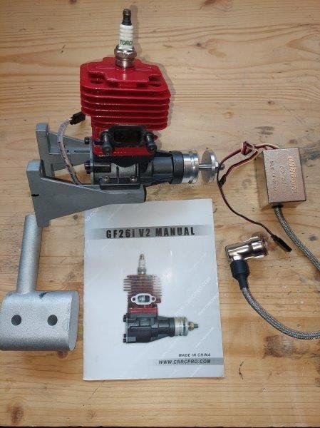 Benzin - Motor von CRRC Pro. GF26i V2 26ccm inkl. Auspuff (Gebraucht ...