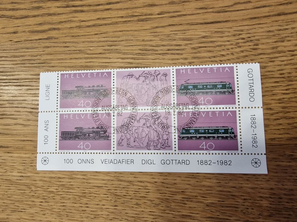 PTT Tierkreiszeichen 1982 /Helvetia marken Gottardo | Kaufen auf Ricardo