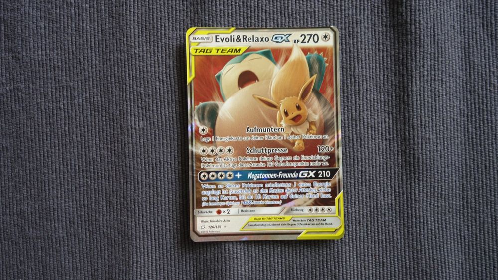 Eevee & Snorlax GX Team Up (DE) | Kaufen auf Ricardo
