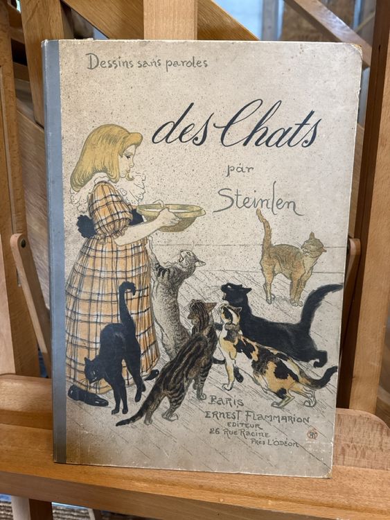 Steinlen planches histoires de chats dessins livre malicieux (D ...