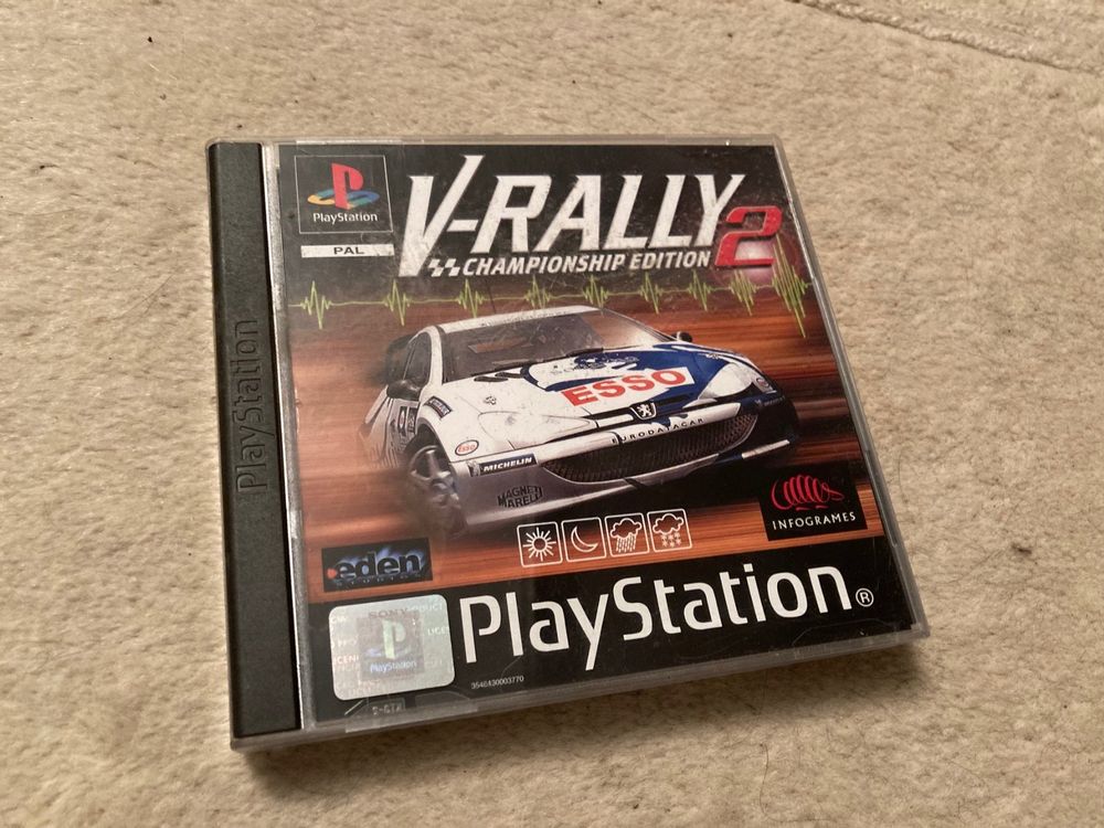 V-Rally 2 Championship Edition Playstation 1 PS1 Spiel (Gebraucht) in Wagenhausen für CHF 4.95 ...
