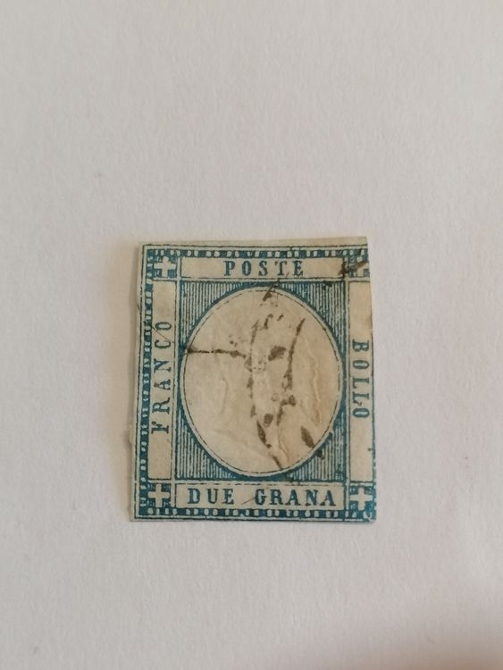 Alt Italien Sardinien Franco Bollo 1861, Due Grana | Kaufen auf Ricardo