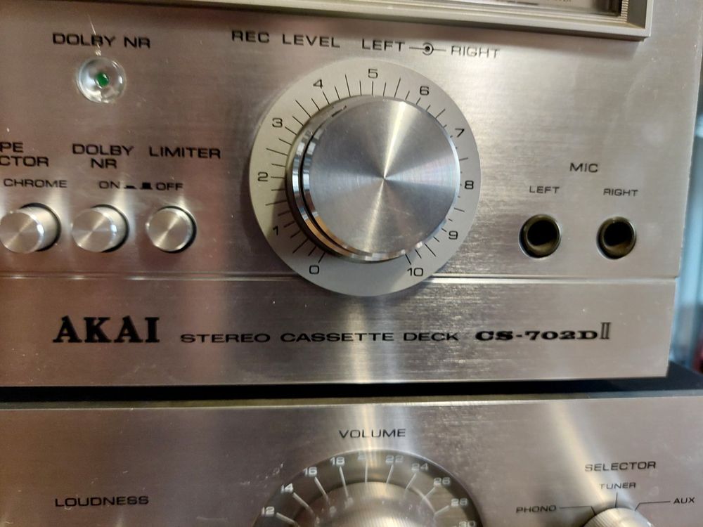 Amplificateur Akai AM-2450/ platine cassette Akai CS 702D (D'occasion ...