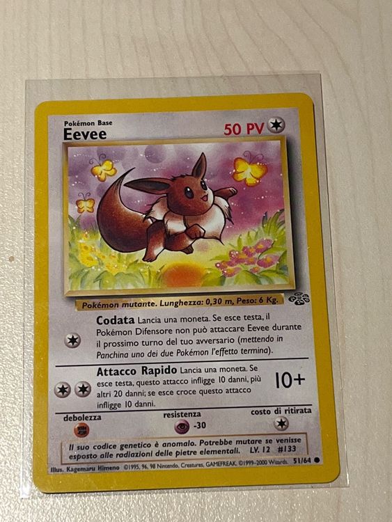 Pokemon Base Set Eevee (Evoli) (Gebraucht) in Oberegg für CHF 1.1 – mit ...