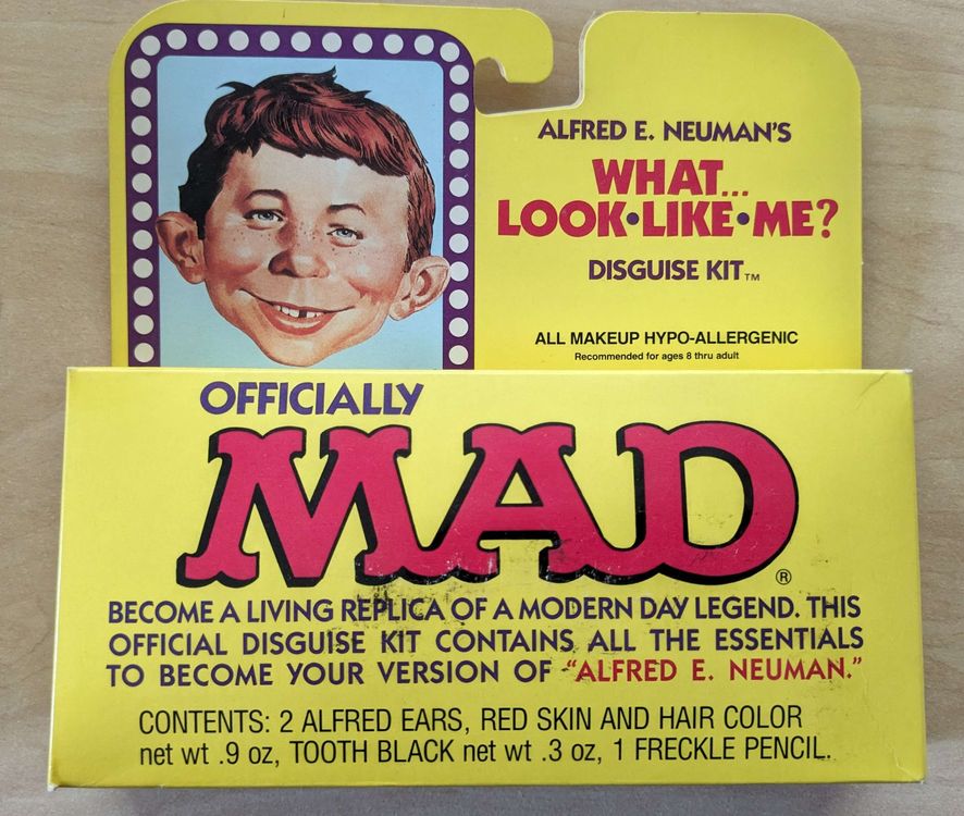 Officialy MAD Magazine Disguise Kit - Verkleidungsset USA (Neu (gemäss ...