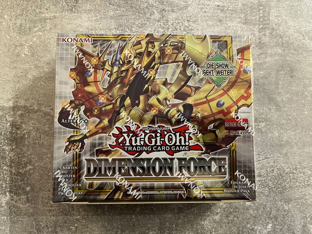 Yu-Gi-Oh! Dimension Force Display OVP (DE) | Kaufen auf Ricardo