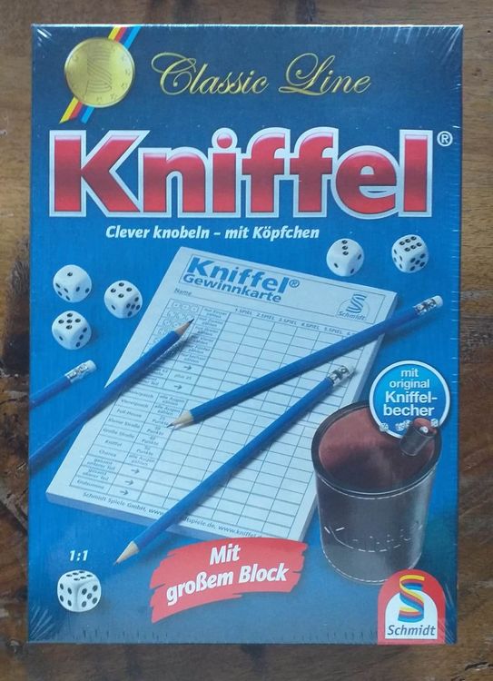 Classic Line Kniffel, Schmidt, originalverpackt, ab 8 Jahren (Neu und ...