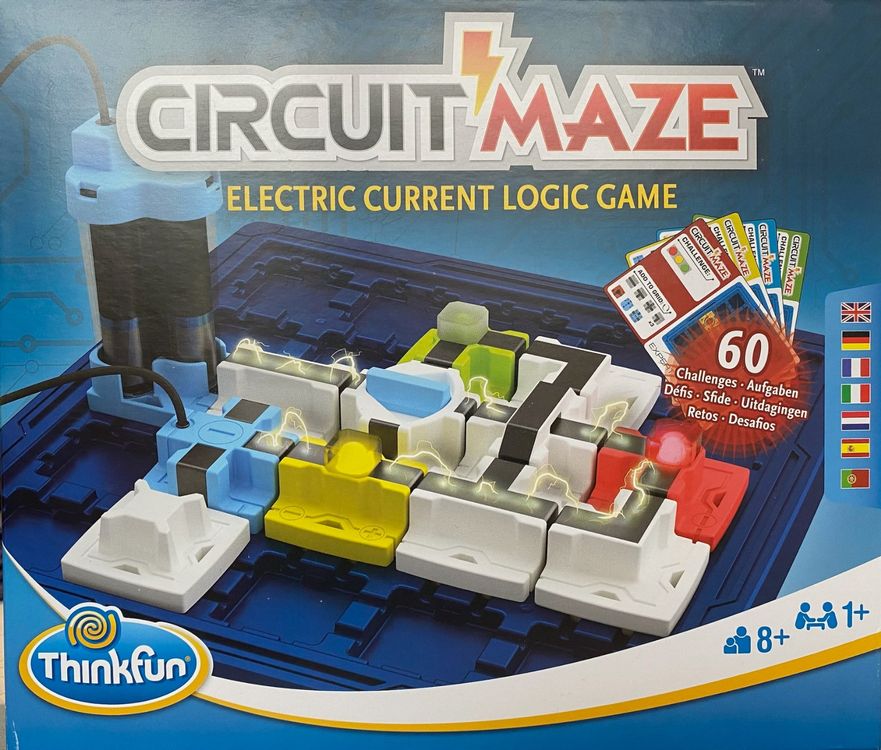 Circuit Maze Electric Current Logic Game, von Thinkfun (Gebraucht) in ...