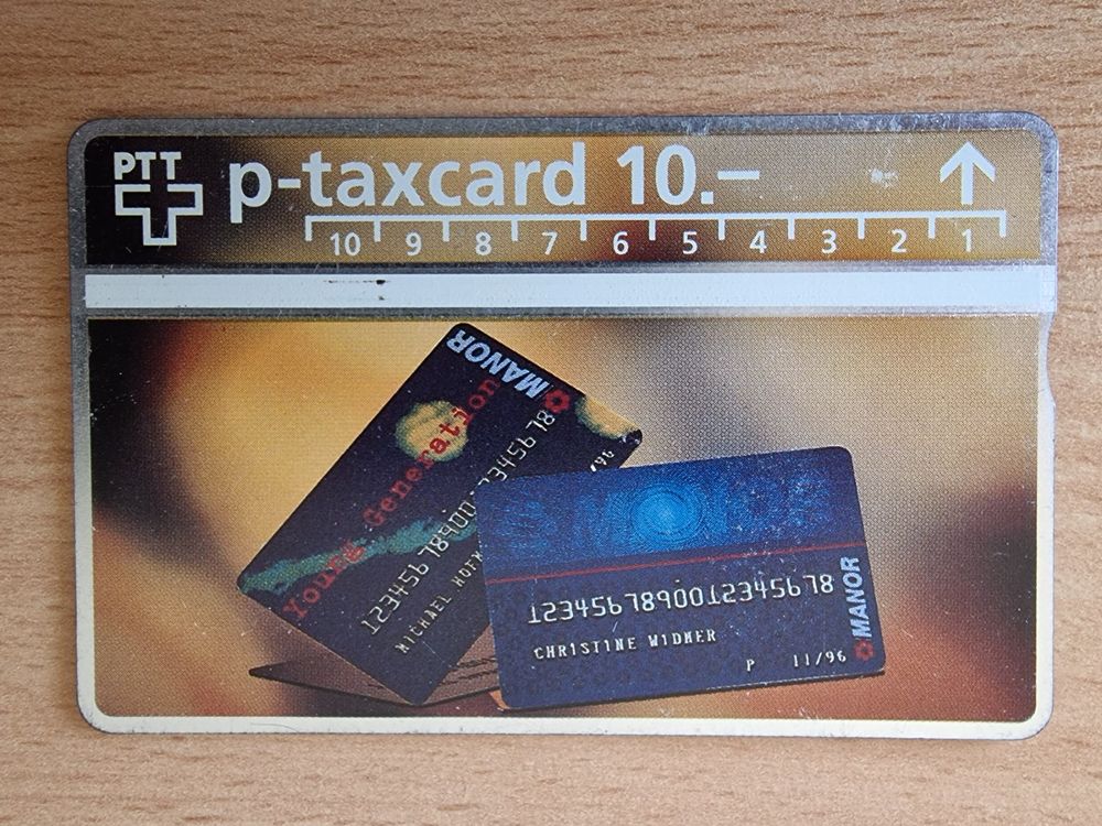 PTT Taxcard 10.- MANOR. (Gebraucht) in Dietikon für CHF 2 – mit Lieferung auf Ricardo kaufen