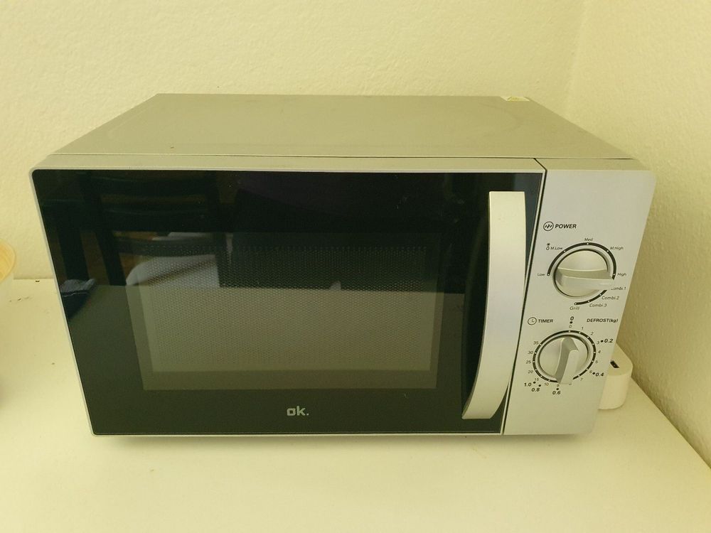 Neuwertige OK Mikrowelle mit Grill (Neu (gemäss Beschreibung)) in für ...