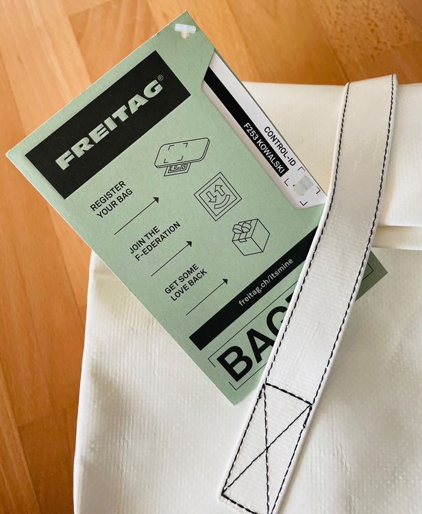 Freitag Kowalski F253/FULL SNOWWHITE /Freitag-Style PUR!!! | Kaufen auf ...