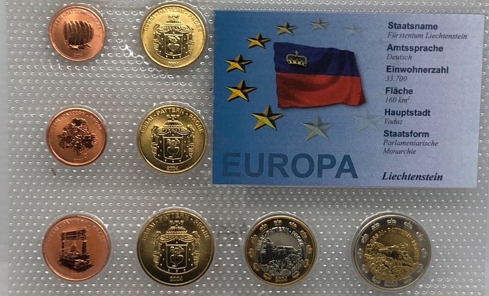 Euro set Liechtenstein ESSAI-PATTERN-PROBE | Kaufen auf Ricardo
