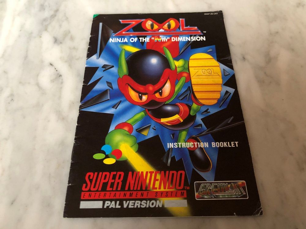 ANLEITUNG FÜR ZOOL SUPER NINTENDO (Gebraucht) in hägendorf für CHF 25 ...