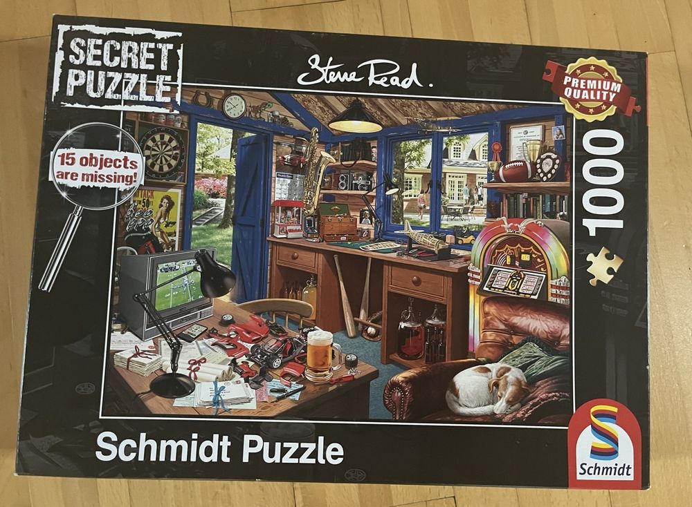 Schmidt Puzzle 1000 Teile Secret Puzzle Steve Read (Gebraucht) in ...