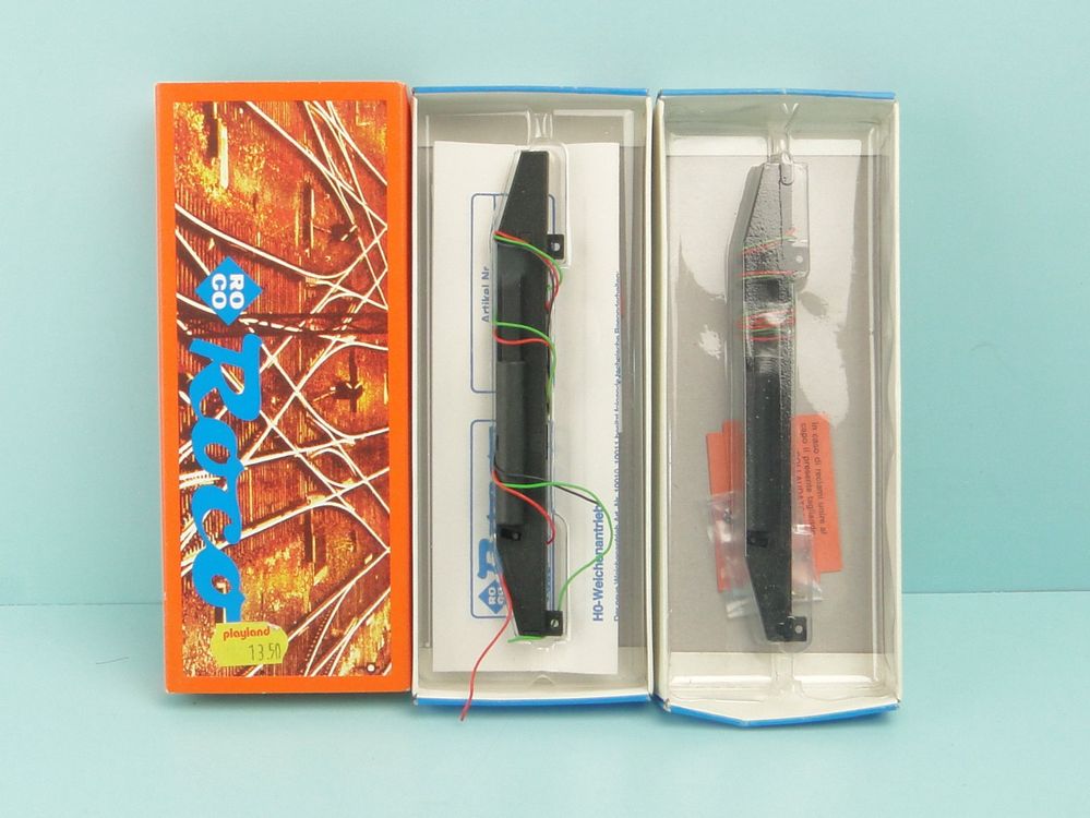 Roco H0 - 2 X elektrischer Weichenantrieb 10011 rechts (Gebraucht) in ...