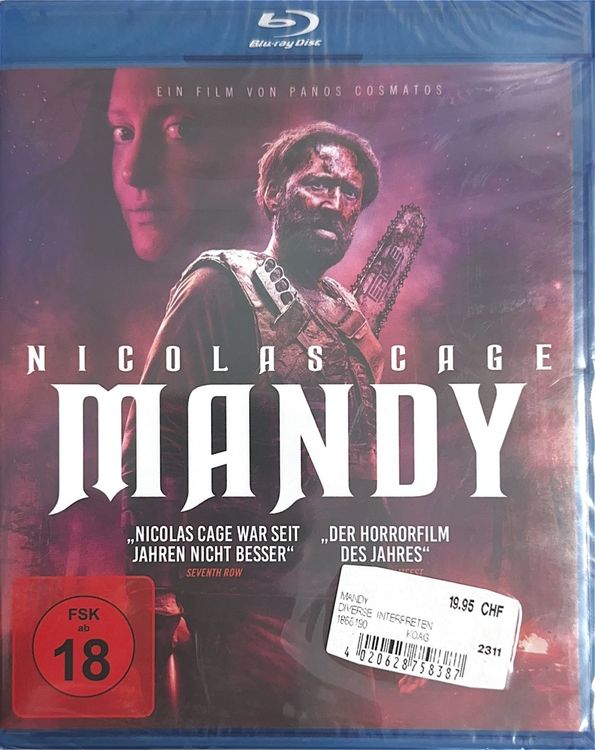 MANDY NICOLAS CAGE BLU-RAY (Neu und originalverpackt) in Zürich für CHF ...