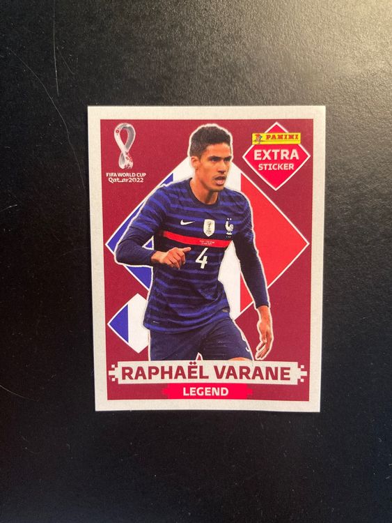 Extra Sticker Panini WM 2022 Raphaël Varane Base | Kaufen auf Ricardo