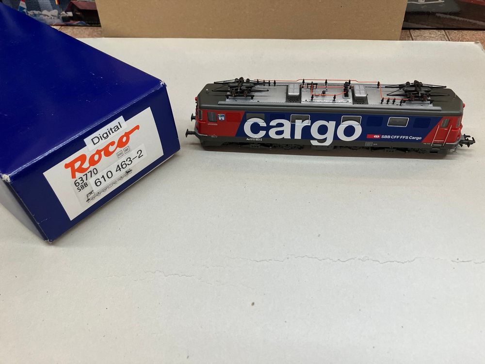 Roco 63770 SBB Ae 610 463-2 Cargo "Göschenen", H0 GS Digit. (D'occasion ...