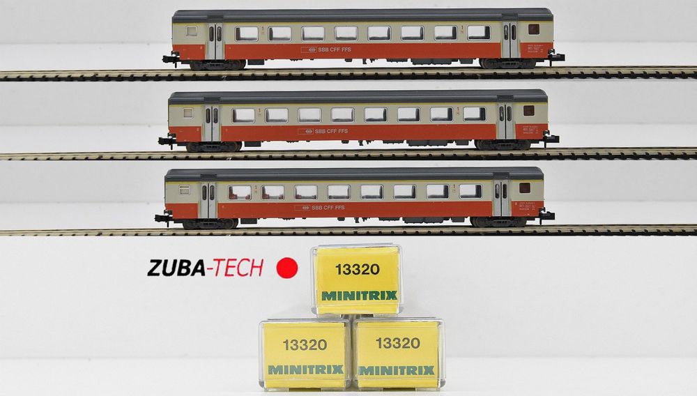 Minitrix 3x Personenwagen EW III Swiss Express SBB Spur N (Gebraucht) in St. Gallen für CHF 43 ...