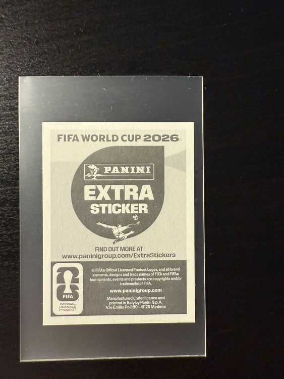 Haaland Panini Extra Sticker gold/or FIFA World Cup 2026 (Neuf (Voir ...